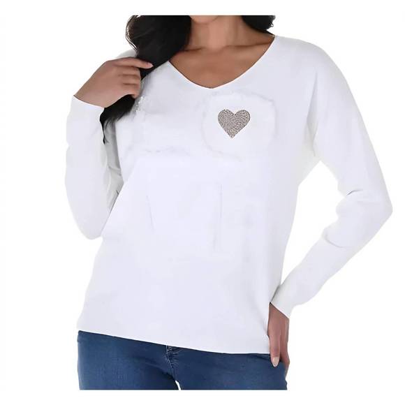 Frank Lyman Design | Sweaters | New Frank Lyman Gold Heart Sweater In ...